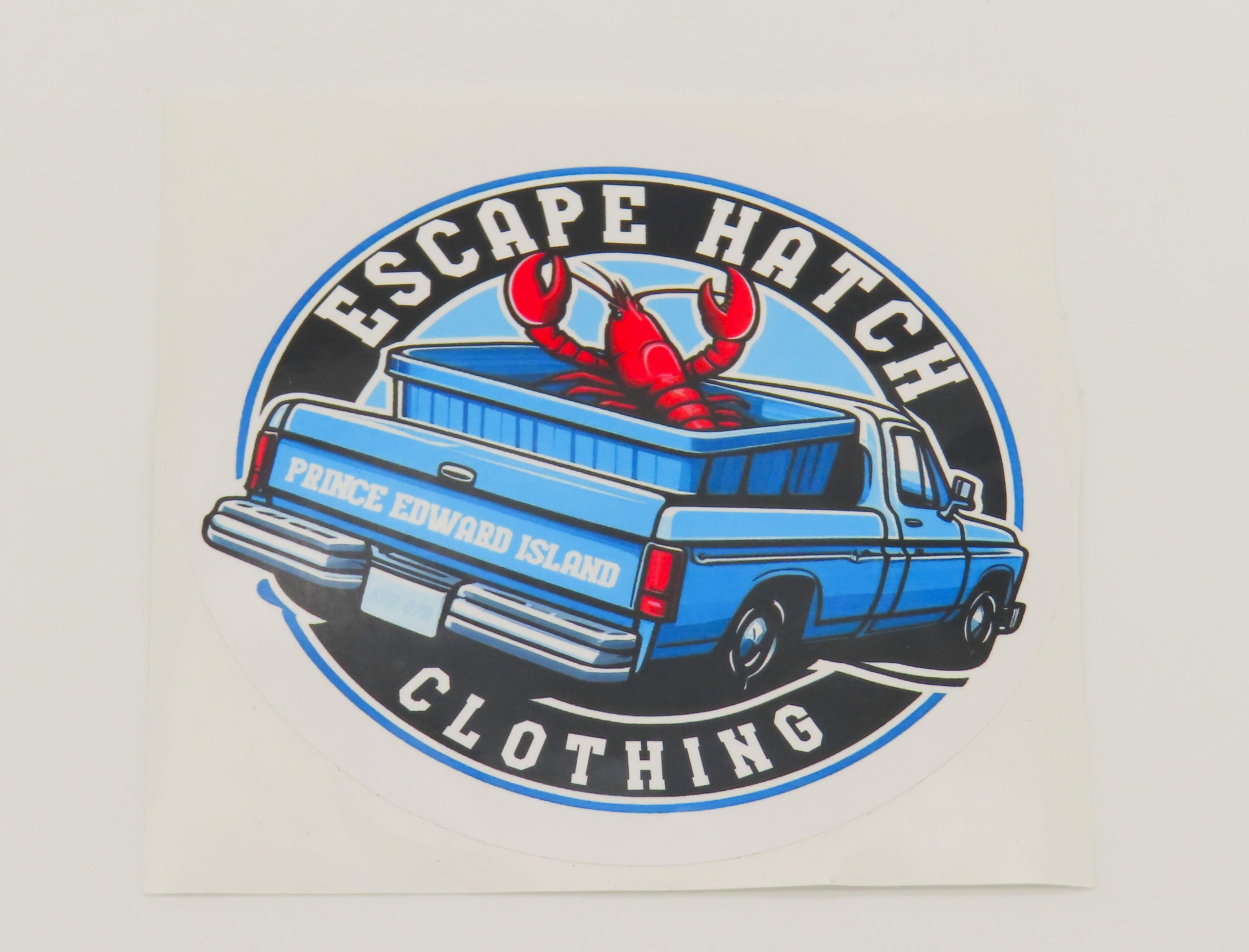 Escape Hatch Clothing: Lobster Stickers | Indigenous PEI